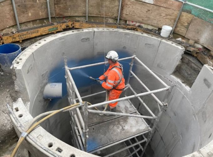 Chemical Resistant lining for a Water Company - TSM