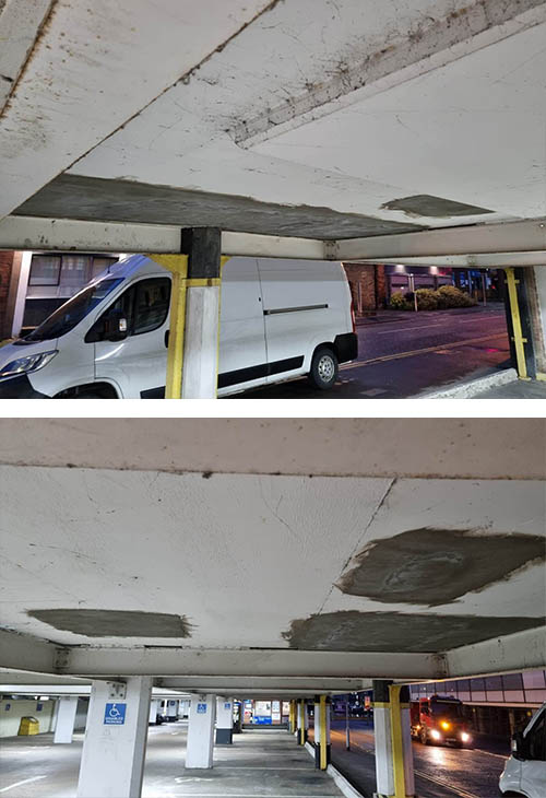 Concrete Repair for a Construction Contractor/Car Park - TSM